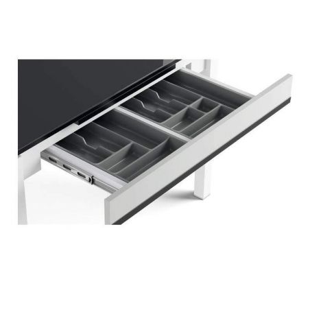Mesa extensible cocina con cajón moderna y barata
