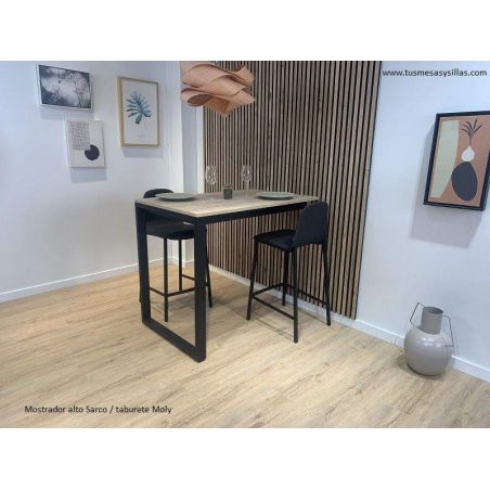 Comptoir fixé au mur, table haute pour cuisine ou salle à manger avec ...