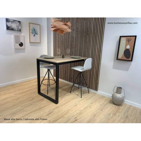 Comptoir fixé au mur, table haute pour cuisine ou salle à manger avec ...