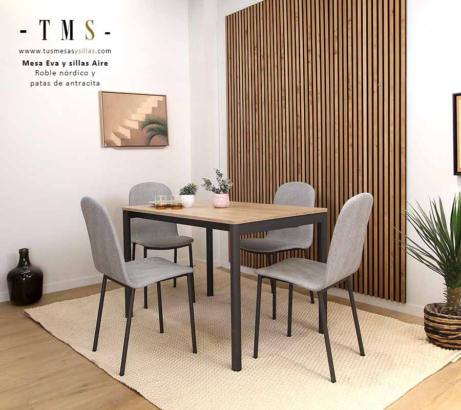 Table d'angle arrondie extensible de style nordique moderne